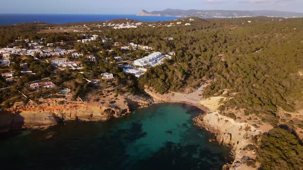 Cala Codolar beach in Ibiza, Spain, Stock Footage | VideoHive