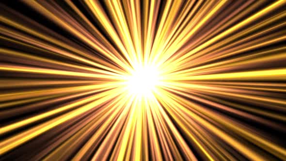 Hd Gold Abstract Light Rays Burst, Motion Graphics | VideoHive