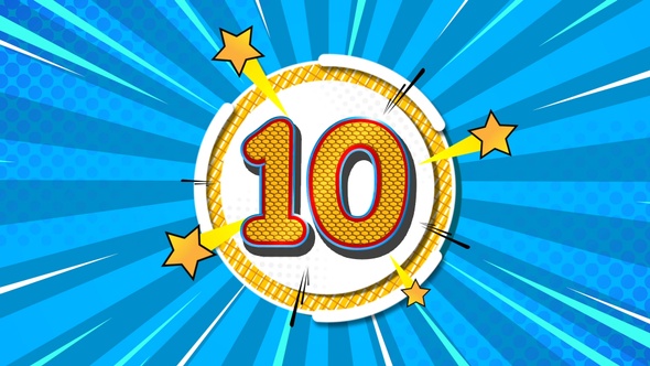 POP UP COUNTDOWN 10s, Motion Graphics | VideoHive
