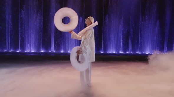 Juggling performance in the circus, Stock Footage | VideoHive