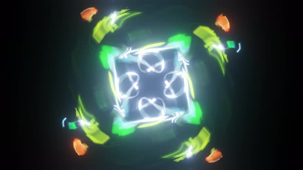 Strobe Abstract Trendy Surreal Futuristic Multicolor Psychedelic ...