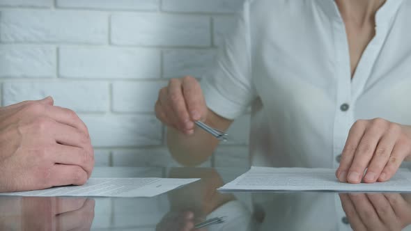 Refusal To Sign the Contract, Stock Footage | VideoHive