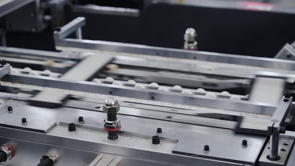 Modern Automatic Machine Line of Cardboard Box, Stock Footage | VideoHive