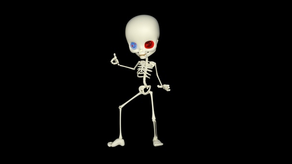 Cartoon Skeleton Dancing, Motion Graphics | VideoHive