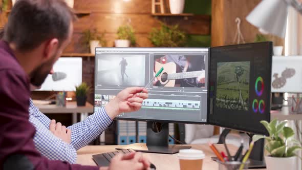 Team of Videographers in the Office Working, Stock Footage | VideoHive