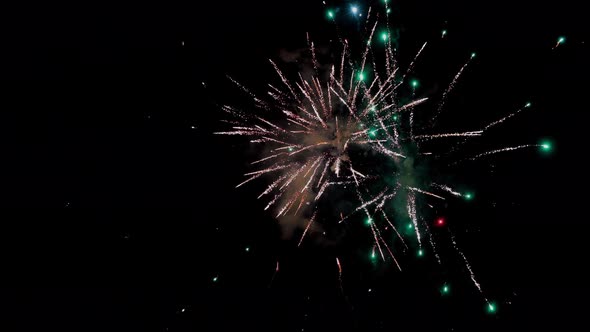 Fireworks background. Loops seamlessly., Stock Footage | VideoHive