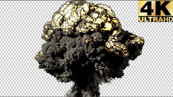 Fire Explosion Revealer with Alpha (4K), Motion Graphics | VideoHive