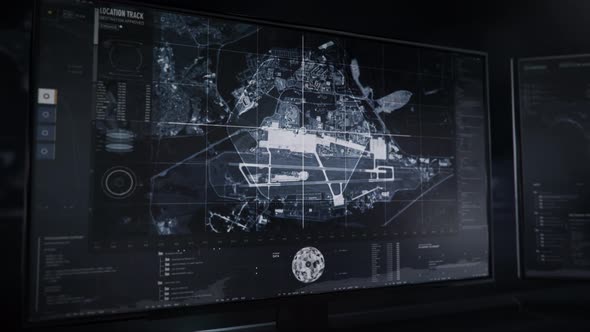 Modern Satellite network scanner has located the rival forces airbase ...