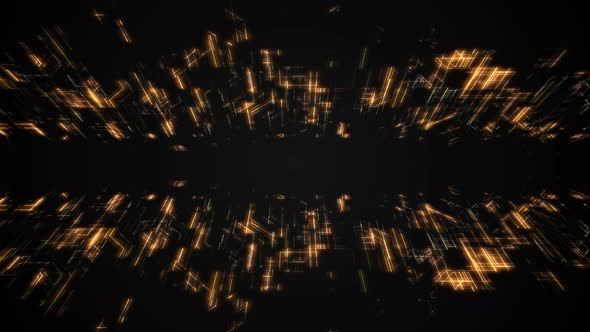 Technology Golden Lines Background, Motion Graphics | VideoHive