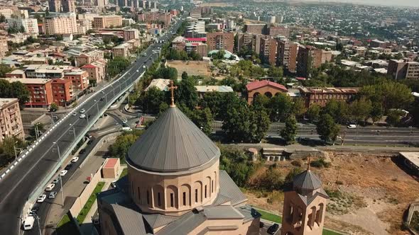 Church Of St. Anna In The City Of Yerevan (Surb Anna)2, Stock Footage
