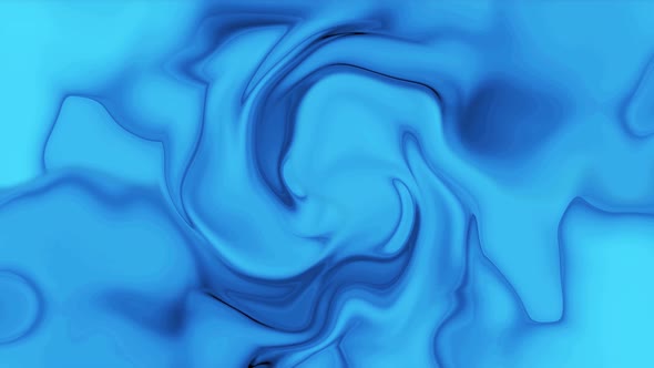 Animated twisted blue color liquid flowing. Vd 541, Motion Graphics