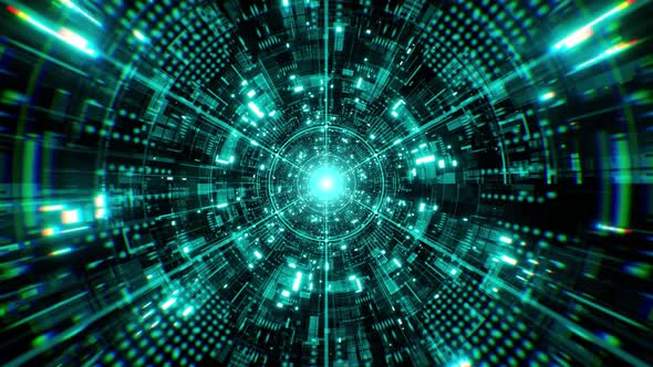 VJ Neon Light Beam Disco Background Loop 4K by shnfilm | VideoHive