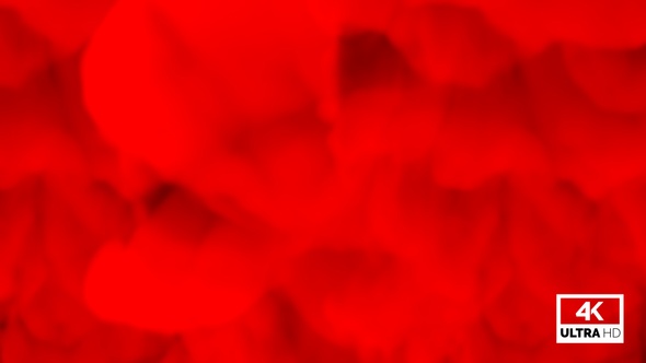 Red Smoke Rising Over Steady Flow, Motion Graphics | VideoHive