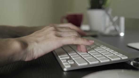 Typing On Keyboard Computer, Stock Footage | VideoHive