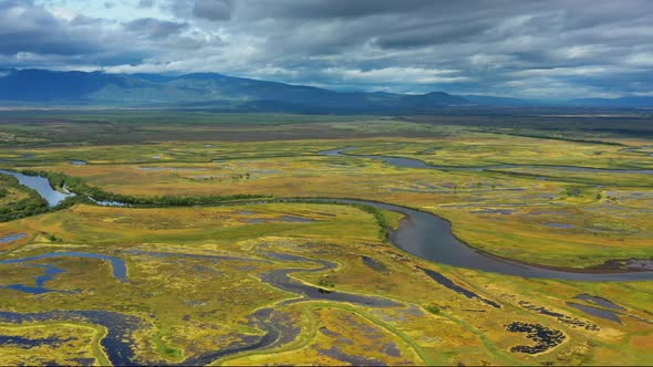 Avacha River Delta and Bay on Kamchatka, Stock Footage | VideoHive