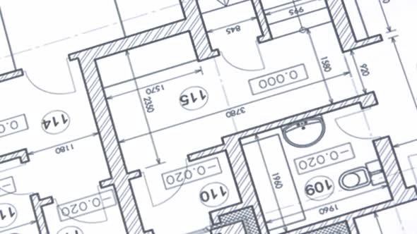 Part of Architectural Project, Rotation, Close Up, Stock Footage ...
