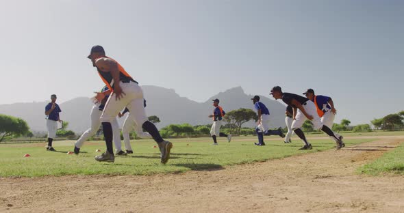 Baseball players training, Stock Footage | VideoHive