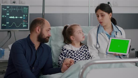 Pediatric Doctor Explaining Sickness Symptoms Discussing Surgery ...