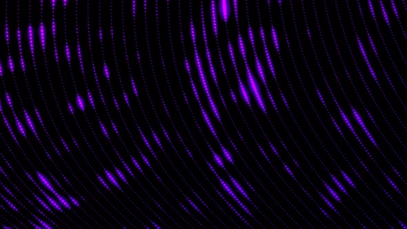 Purple Color Glowing Grid Particle Line Animated On Black Background ...