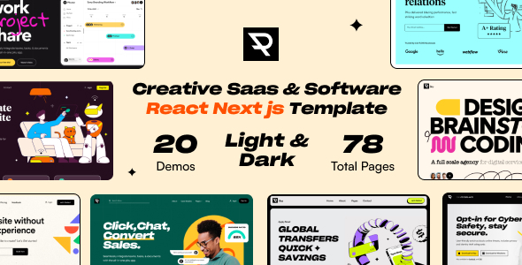 Piku - Creative Saas & Software React Next js Template by CreativeGigs