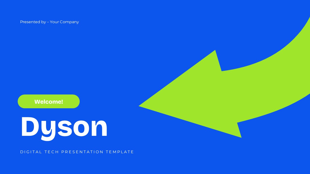 Dyson - Digital Tech PowerPoint Template, Presentation Templates ...