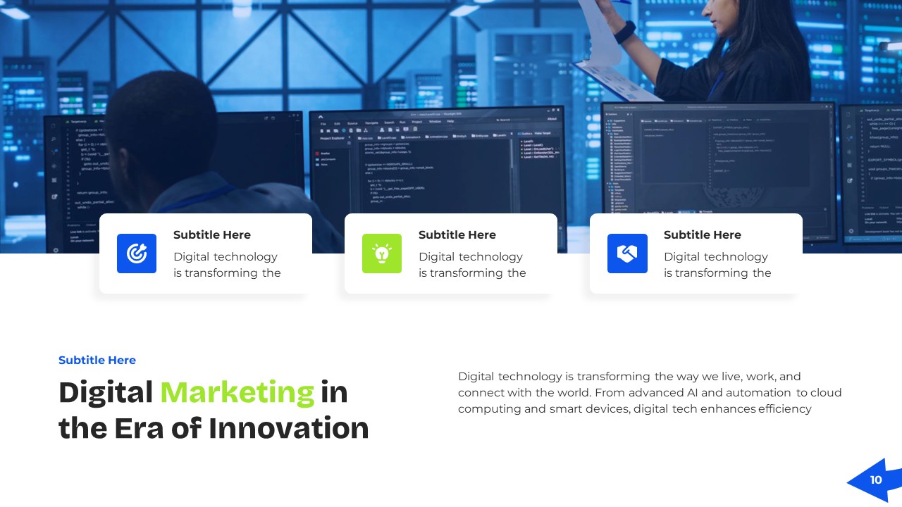 Dyson - Digital Tech PowerPoint Template, Presentation Templates ...