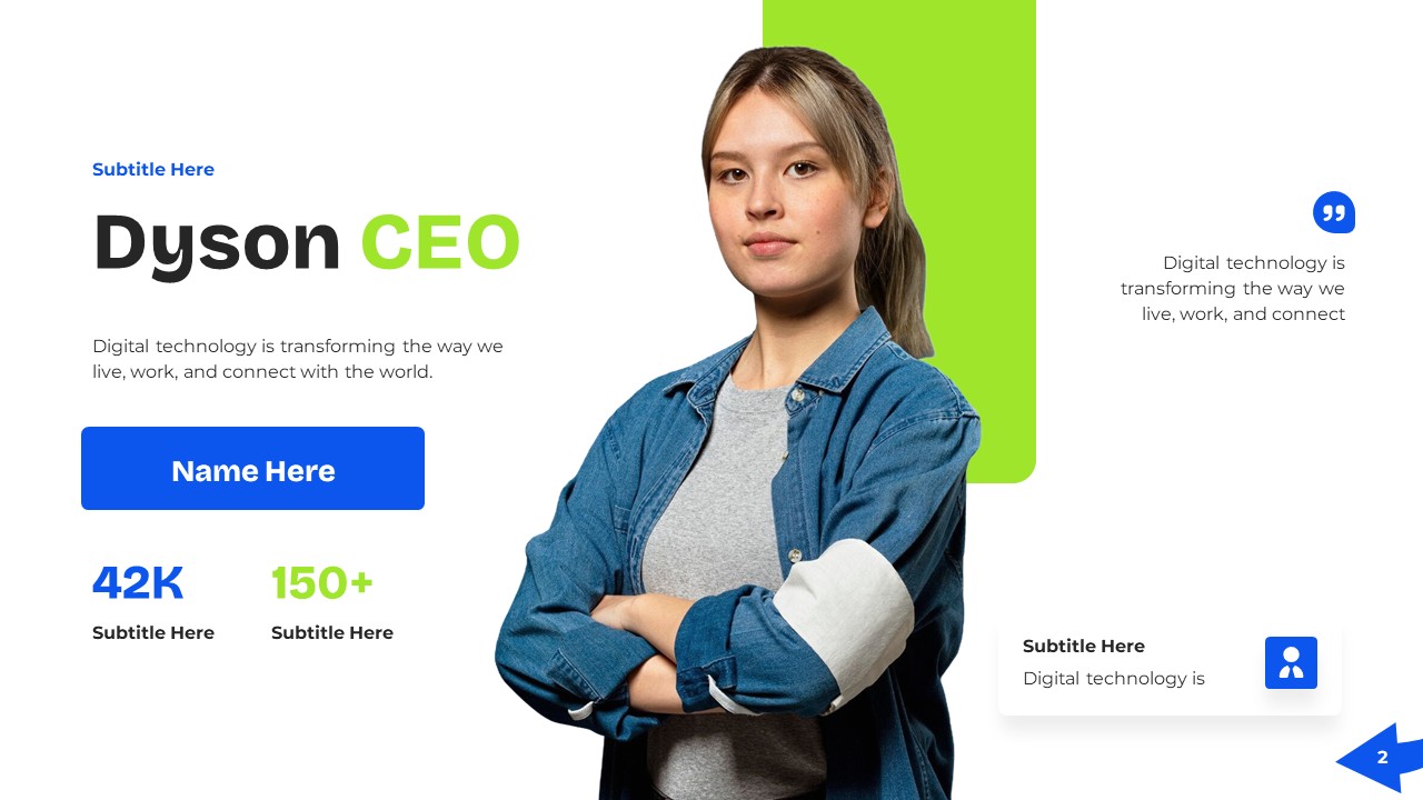 Dyson - Digital Tech PowerPoint Template, Presentation Templates ...