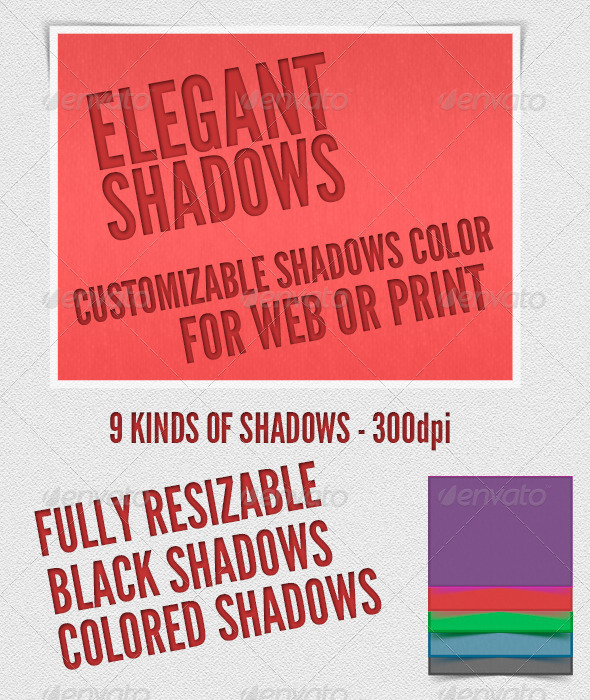 9 Elegant PSD Shadows, Graphics | GraphicRiver
