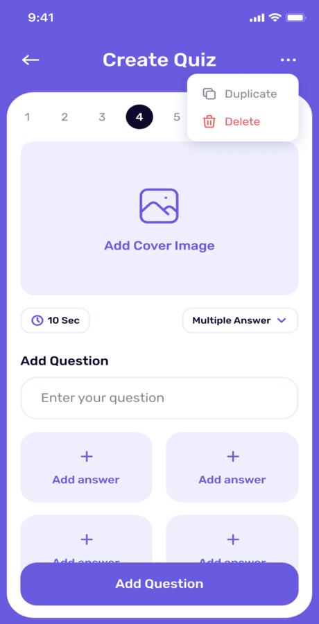 Quiz APP ANDROID + IOS + FIGMA | UI Kit | Flutter | Queezy Game by ...