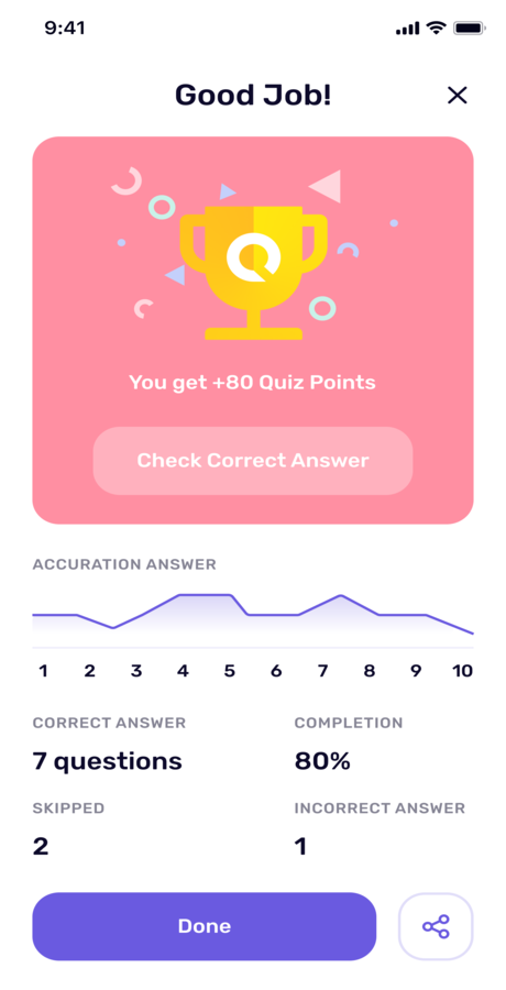 Quiz APP ANDROID + IOS + FIGMA | UI Kit | Flutter | Queezy Game by FlutterVision