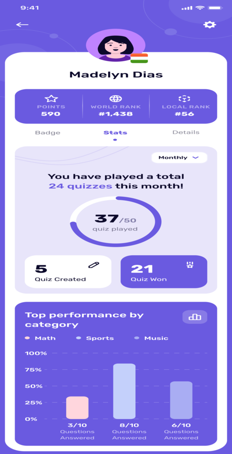 Quiz APP ANDROID + IOS + FIGMA | UI Kit | Flutter | Queezy Game by FlutterVision