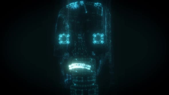 Digital Robot Face Hd, Motion Graphics | VideoHive
