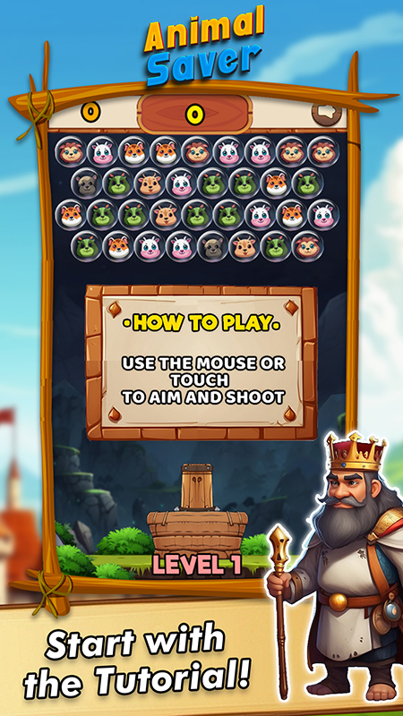 Animal Defender HTML5 Construct 3 Game by pairplaycreation | CodeCanyon