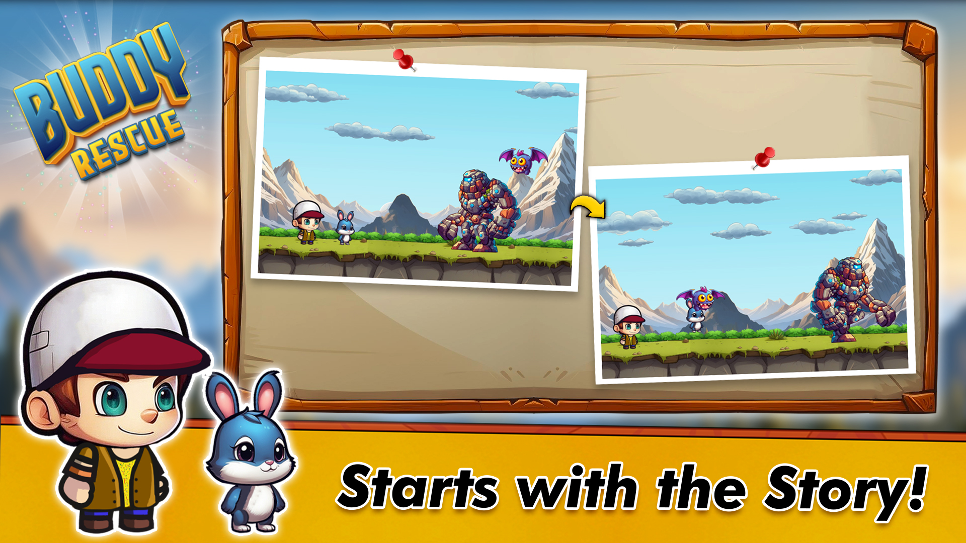 Buddy Protector HTML5 Construct 3 Game by pairplaycreation | CodeCanyon