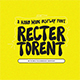 Recter Torent Handmade Display Font, Fonts | GraphicRiver