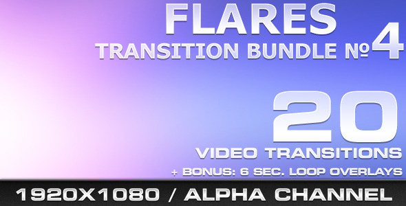 Flares Transition Bundle - 4, Motion Graphics | VideoHive