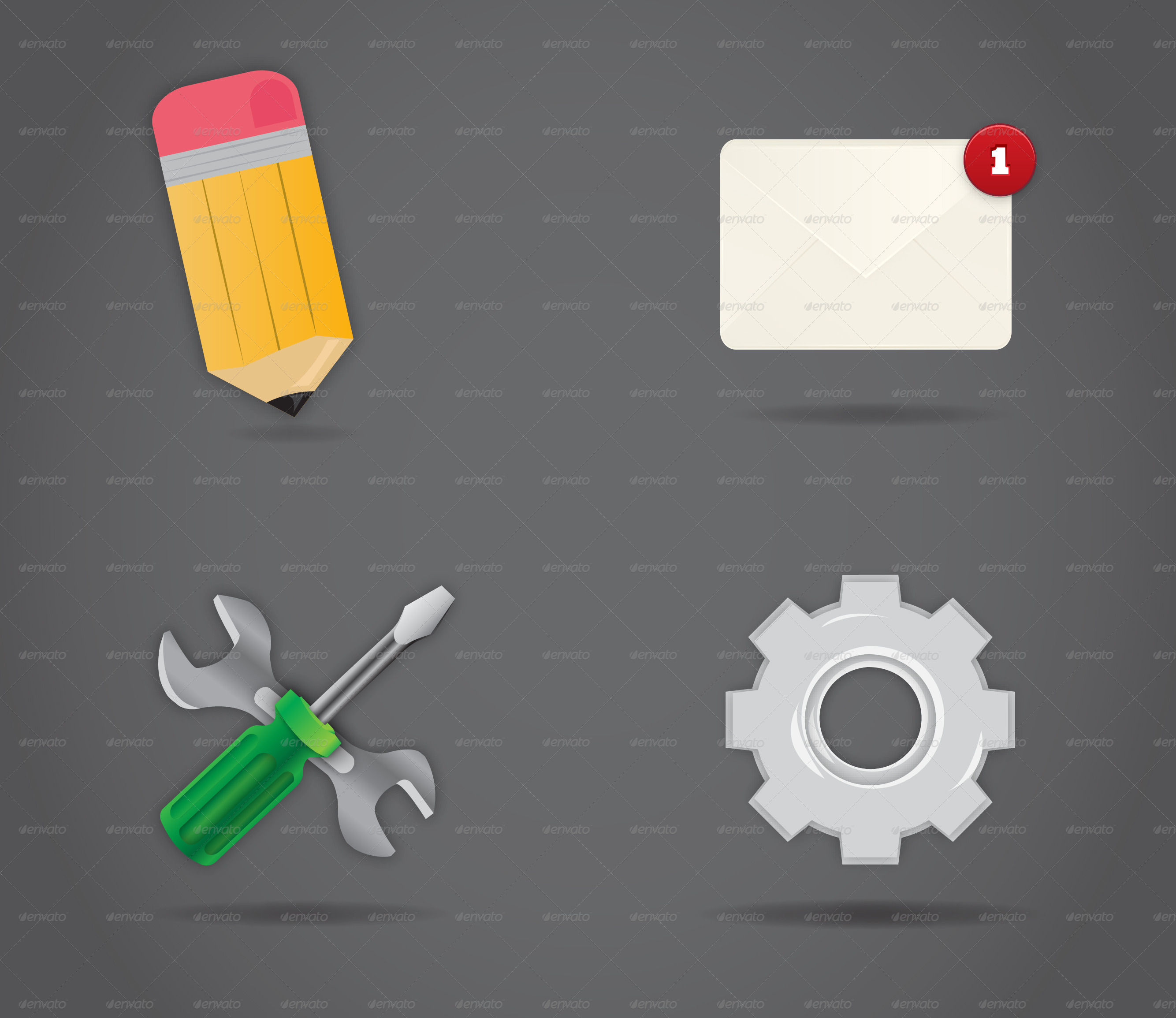 8 Vector Icons, Icons | GraphicRiver
