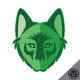 Green Wolf Logo Template, Logo Templates | GraphicRiver