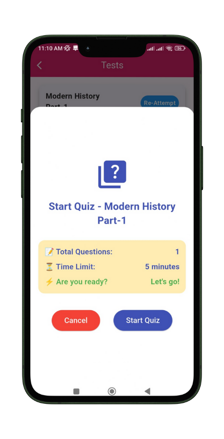 Flutter Exam Test Series app with Admin Panel by DizitalTrends | CodeCanyon