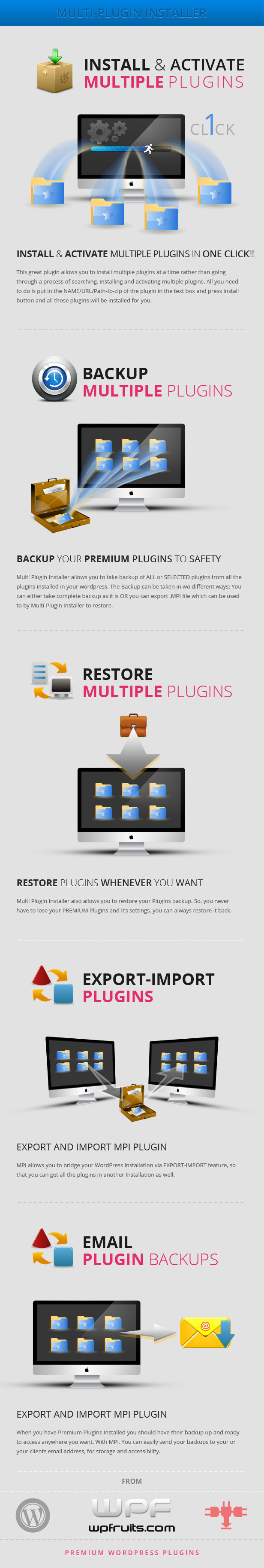 Multi Plugin Installer Plugin Backup And Restore By Wpfruits Codecanyon