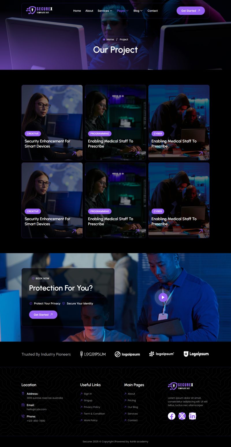 Securex - Cyber Security Services Elementor Template Kit by Alfa_Themes