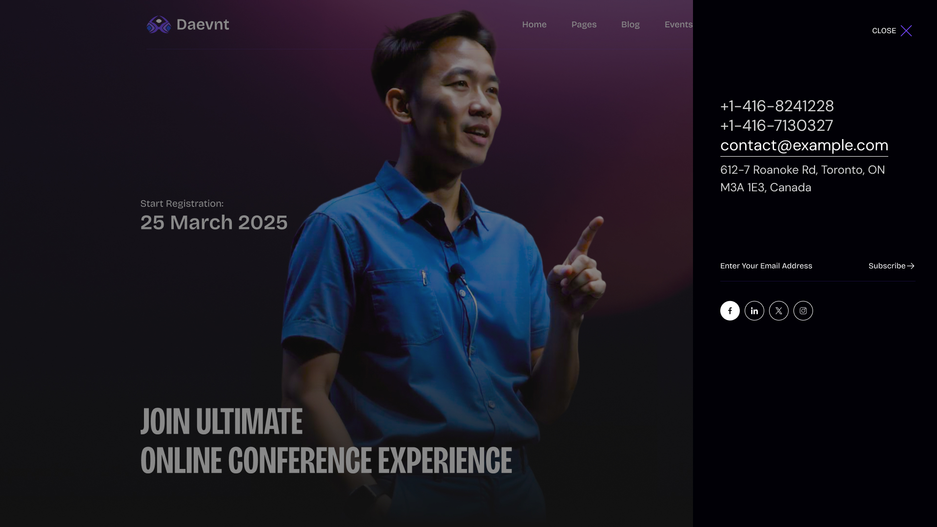 Daevnt - Event & Conference Figma Template by thememarch | ThemeForest