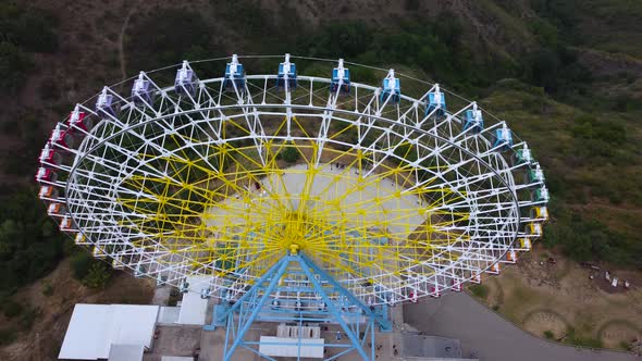 Ferris Wheel Top View, Stock Footage | VideoHive