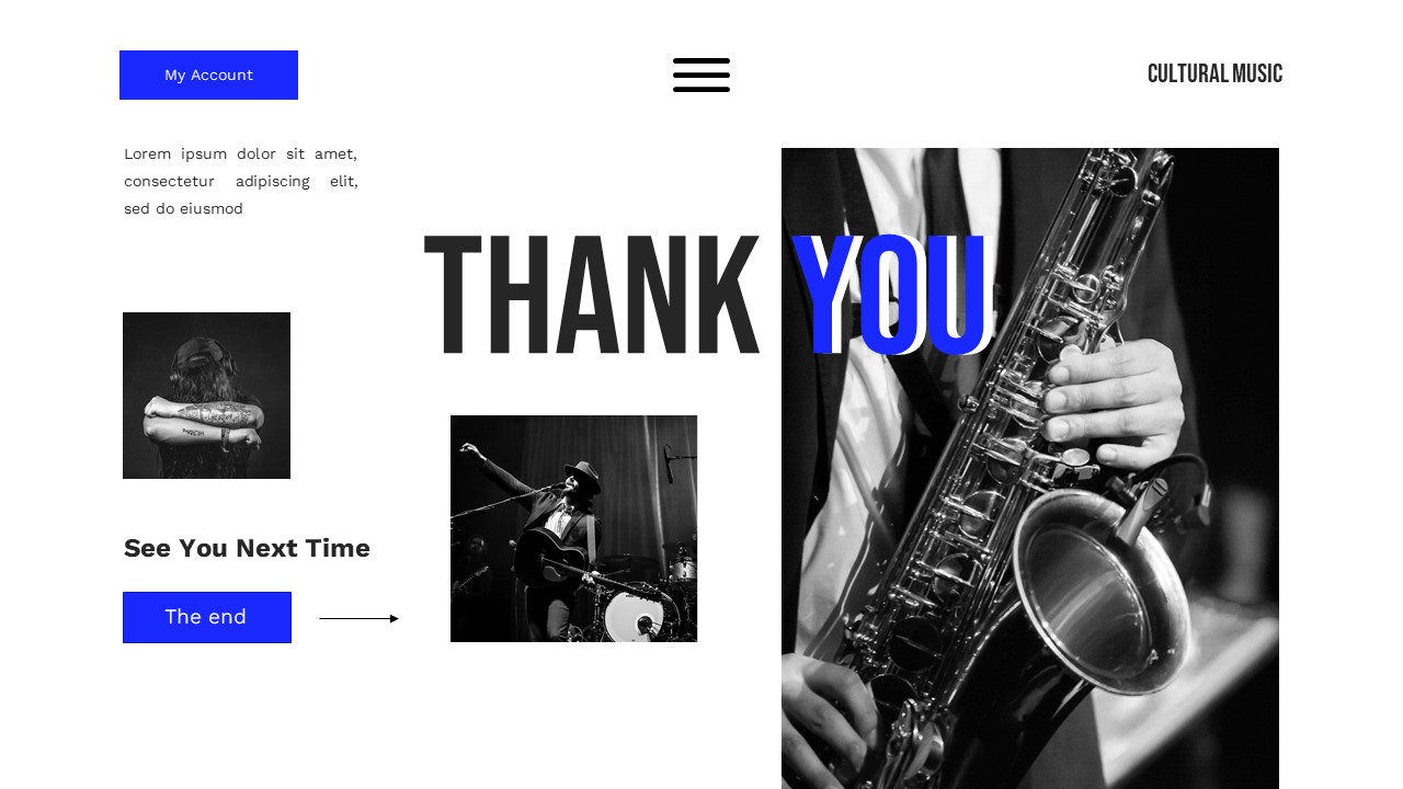 Cultural Music - Musical Google Slide Templates, Presentation Templates