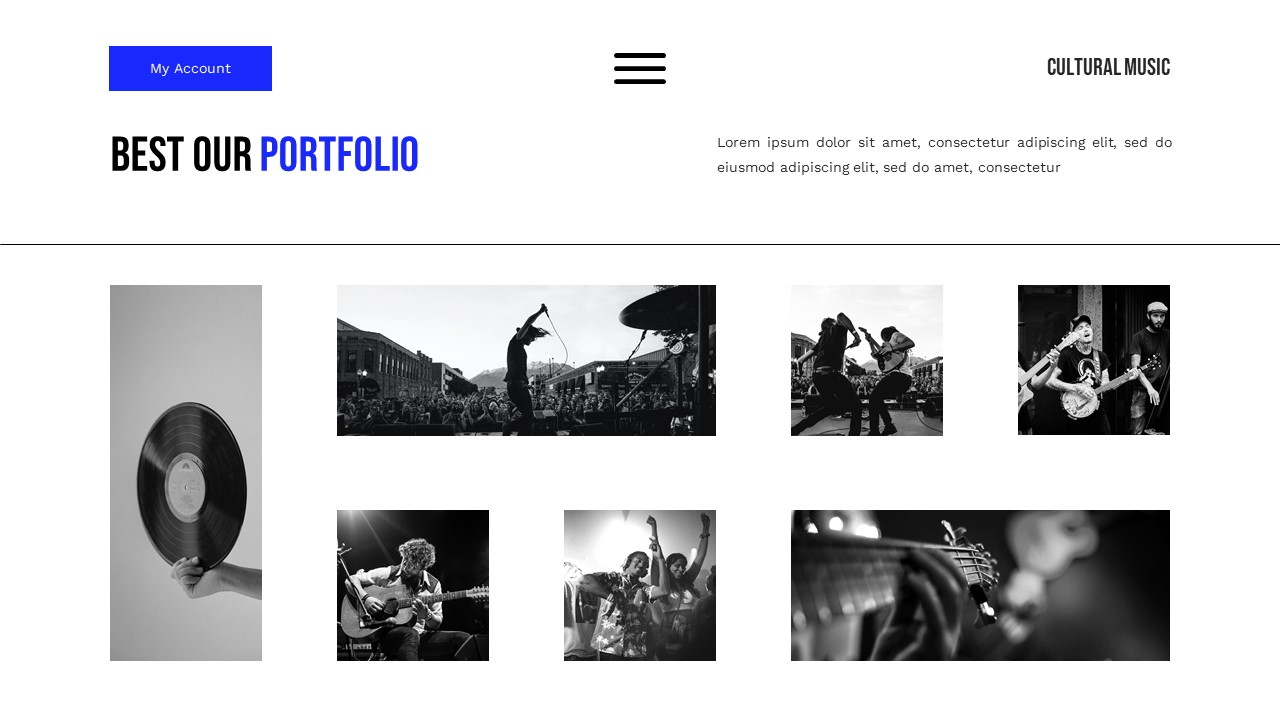 Cultural Music - Musical Google Slide Templates, Presentation Templates