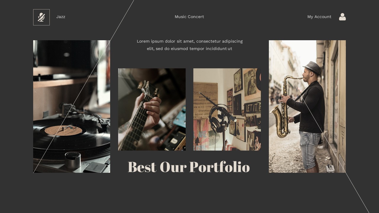 Jazz - Music Google Slide Templates, Presentation Templates | GraphicRiver