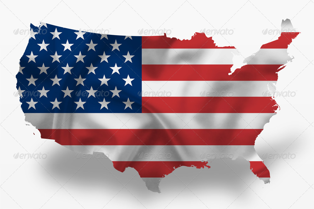 2D & 3D Flag on Country Map, Graphics | GraphicRiver