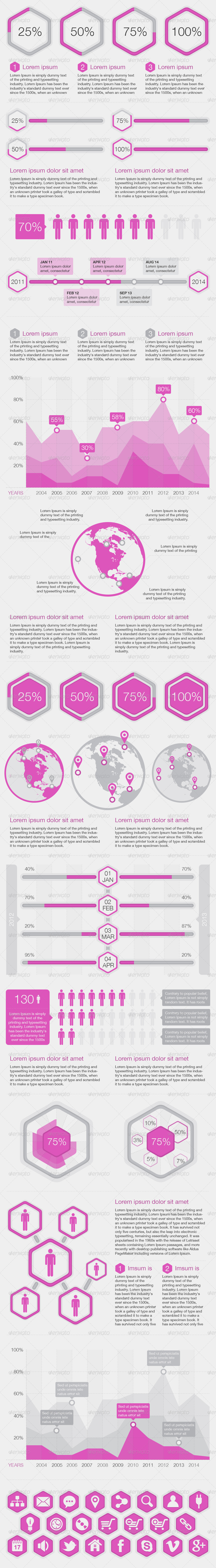 Infographic clean style, Infographics | GraphicRiver