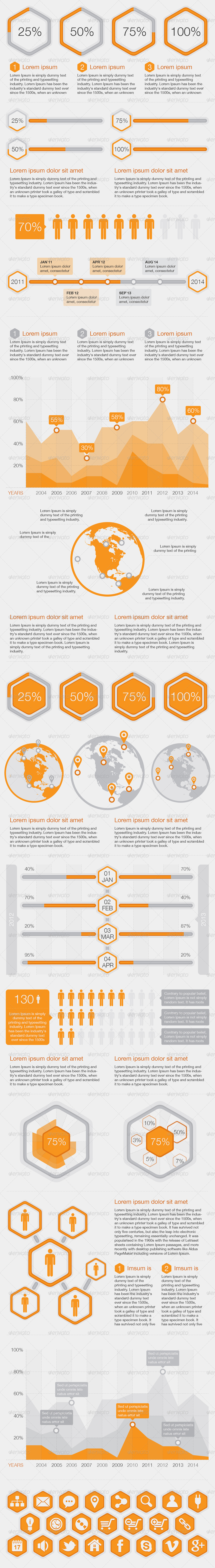Infographic clean style, Infographics | GraphicRiver