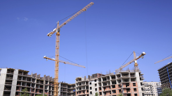 Construction Of Building Time Lapse 1, Stock Footage | VideoHive